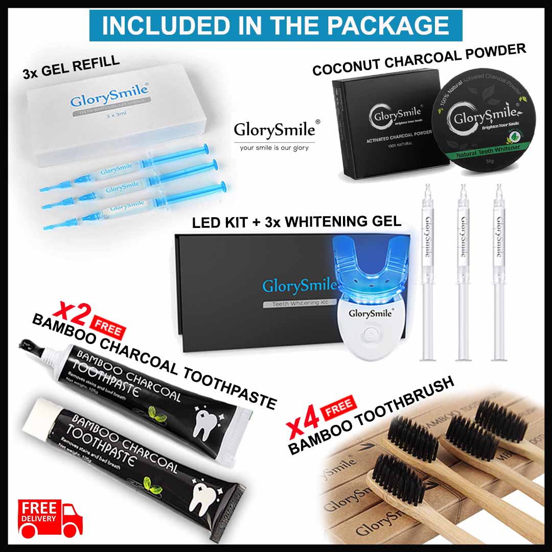COMPLETE PACK - GlorySmile - Teeth Whitening Products