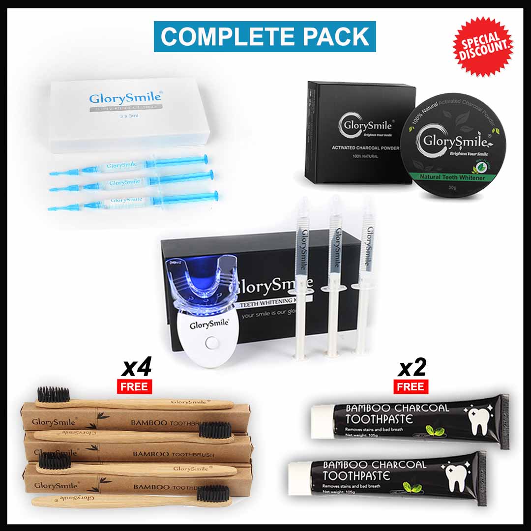 COMPLETE PACK - GlorySmile - Teeth Whitening Products